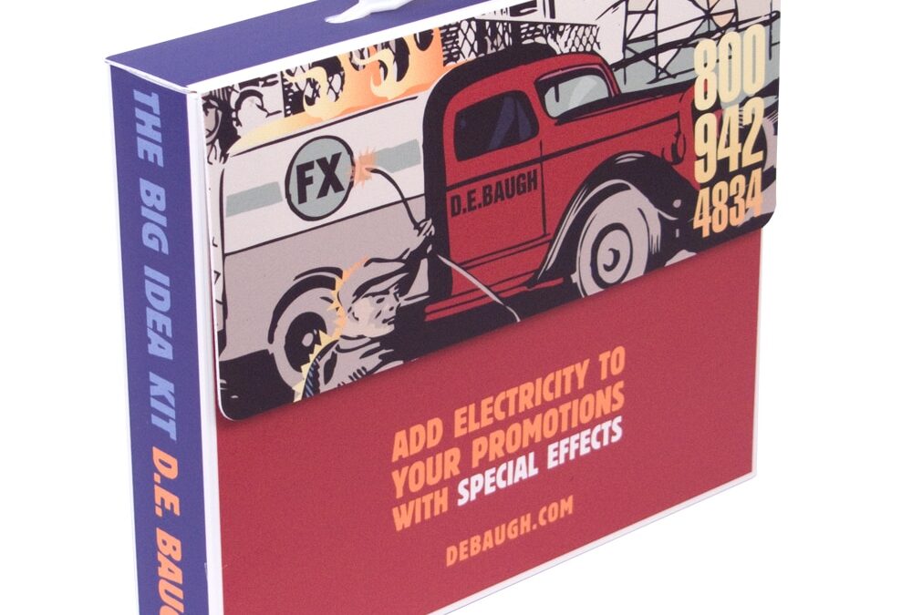 Poly Box with Handle Digital Print 143137 Vulcan Packaging | NAPCO USA