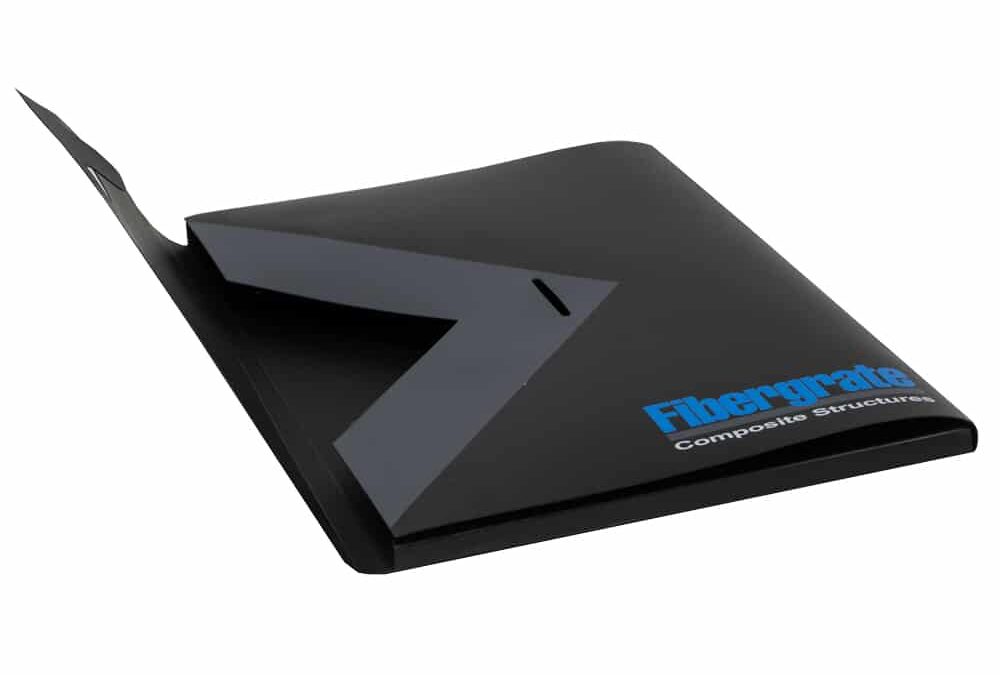 Poly Custom Die-cut Folder Screen Printed Fibergrate | NAPCO USA